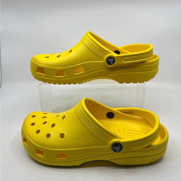 CROCS | Shoes | Crocs Unisex Size M7 W9 Yellow Classic Clog Slip On ...